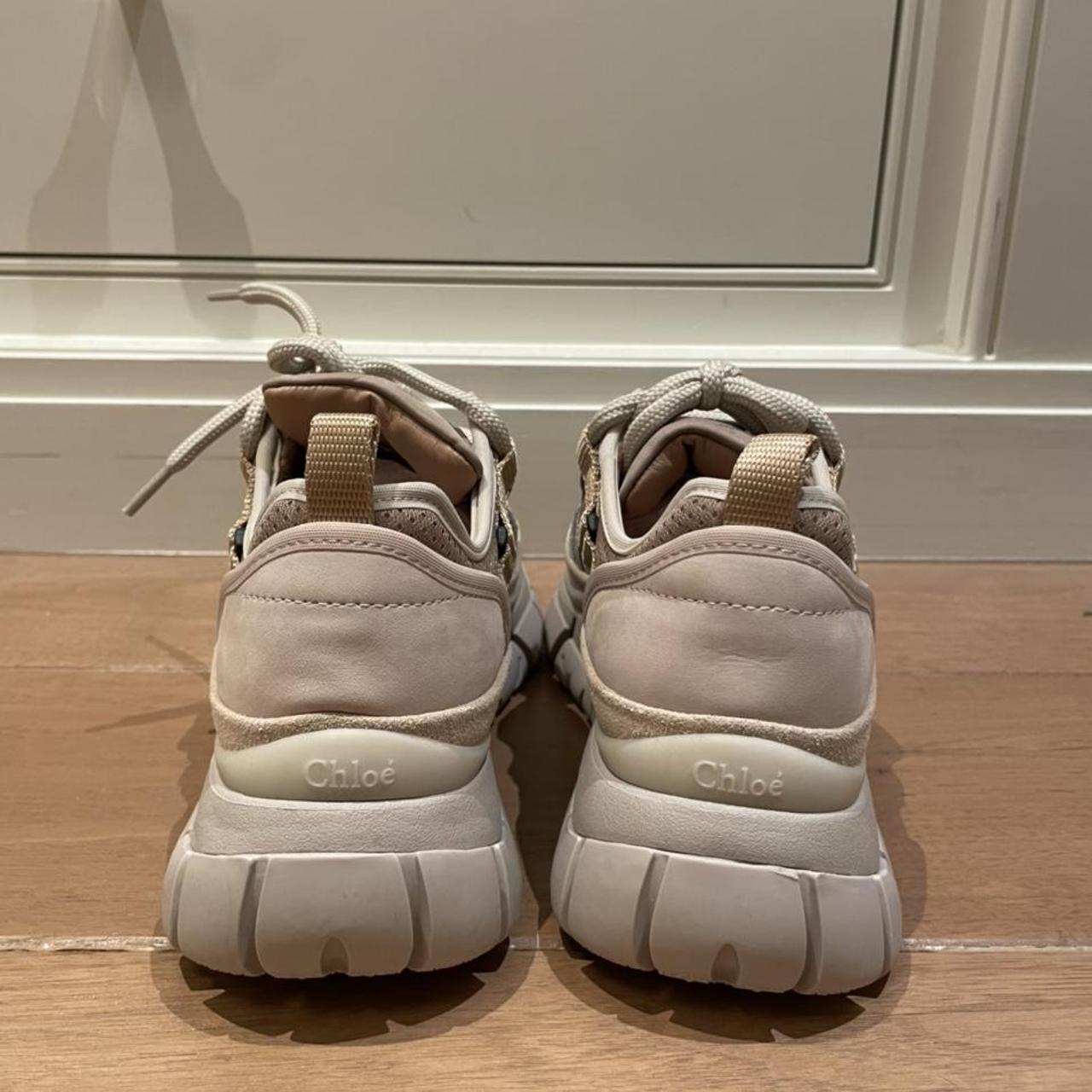 Chloé Suede Low Top Sneakers • Neutrals • ... - Depop