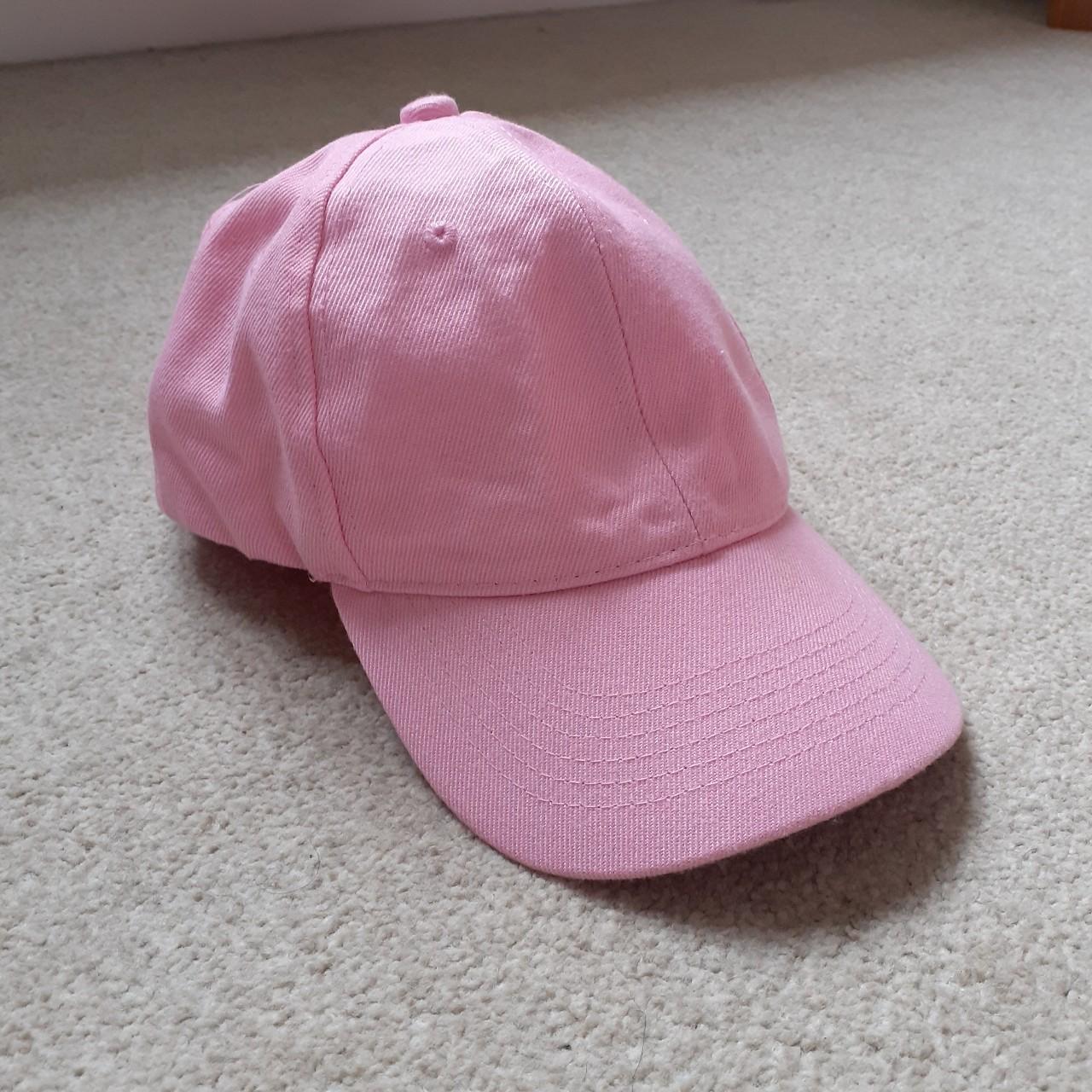 Pink baseball cap! Super cute chic streetwear... - Depop