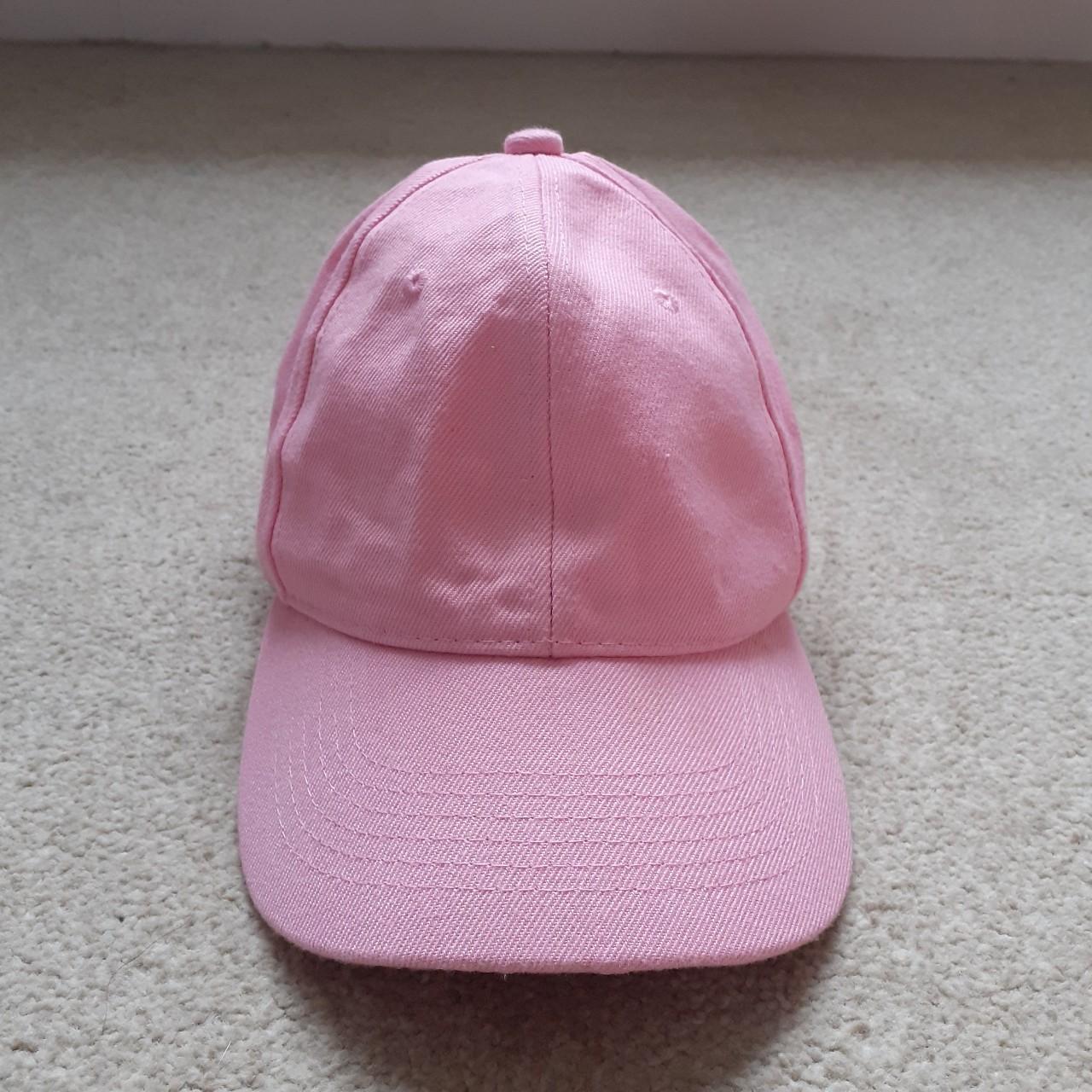 Pink baseball cap! Super cute chic streetwear... - Depop