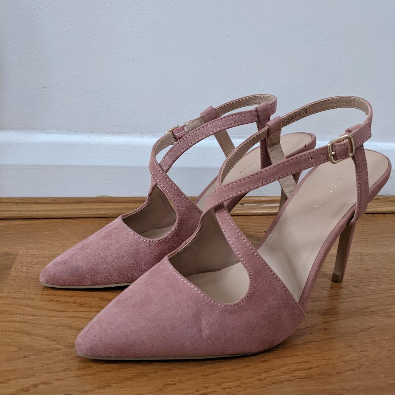 Light Pink Pointed High Heels - 4 inch heels -... | Depop