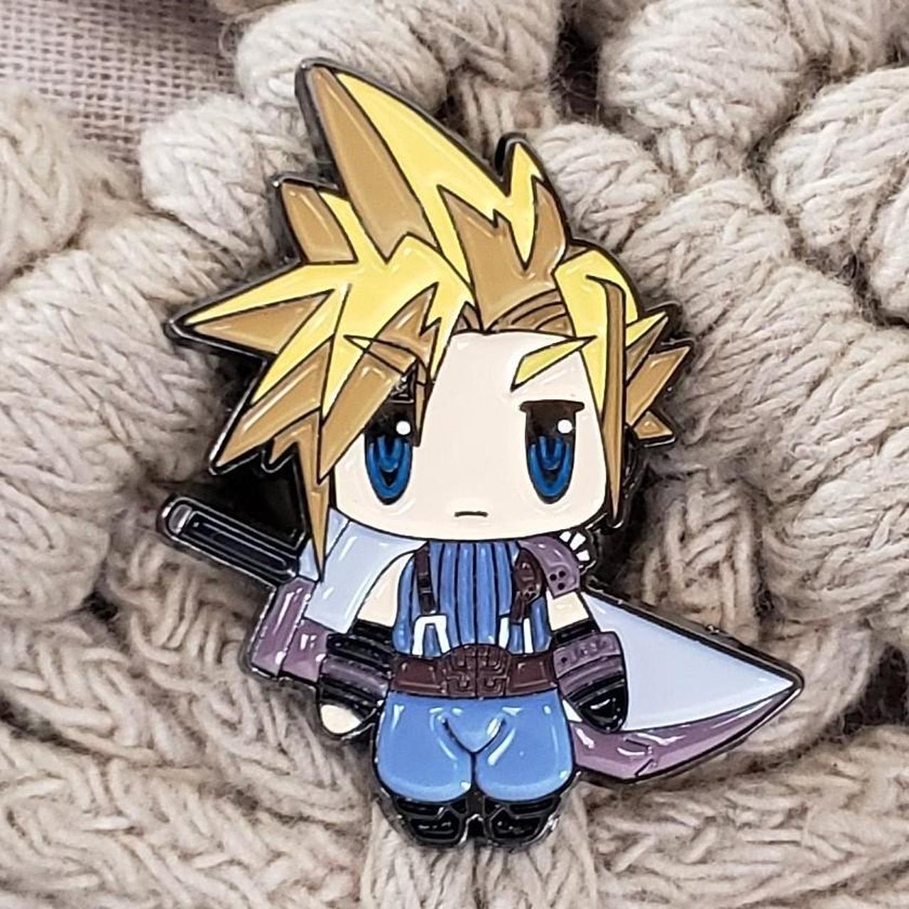 Final Fantasy VII Cloud Strife Pin Please look at... - Depop