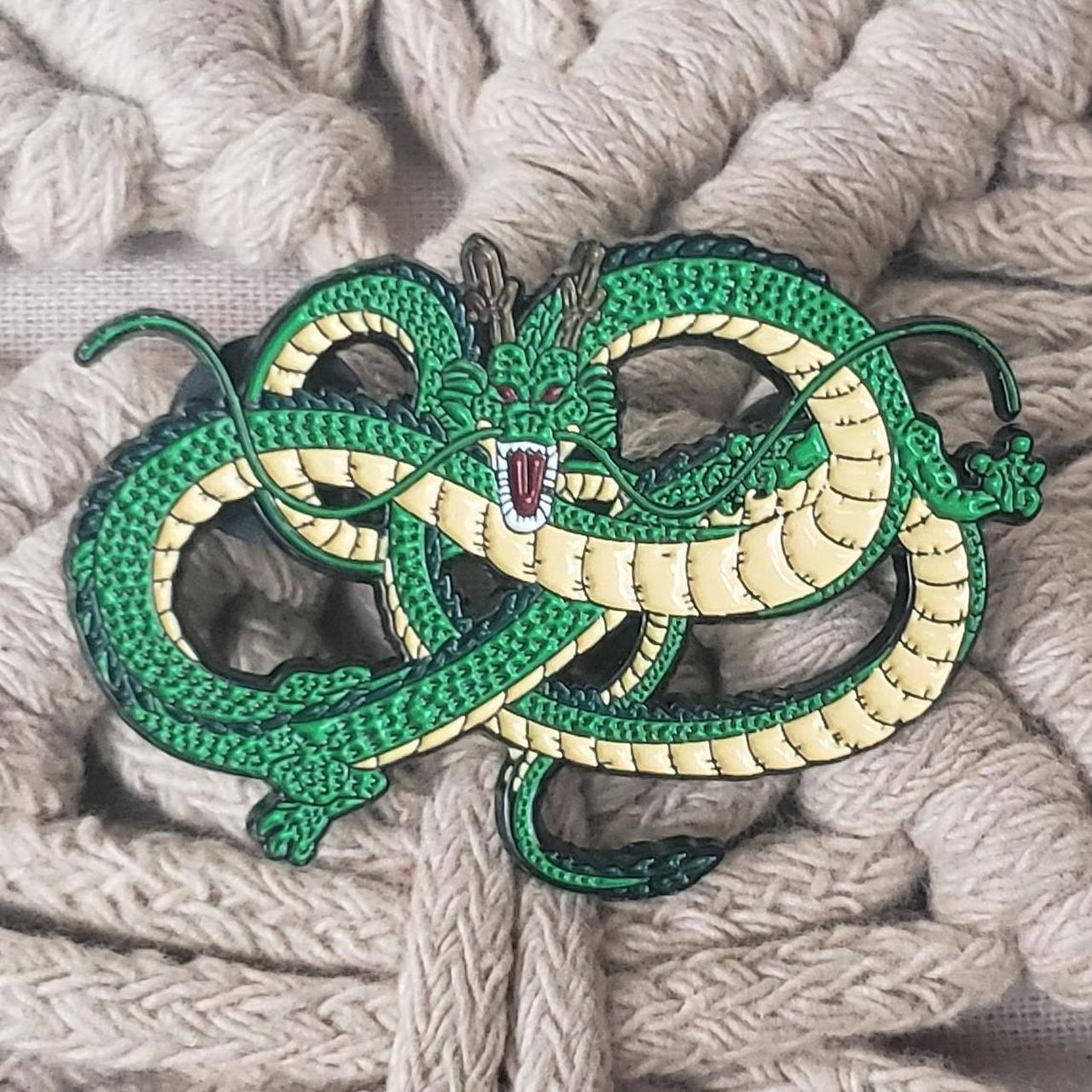Dragon Ball Z Shenron Pin Please look at photos and... - Depop
