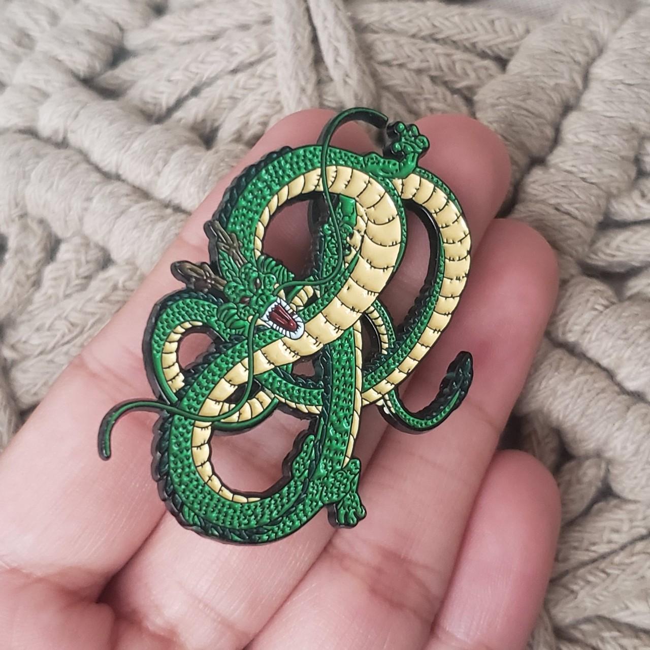 Dragon Ball Z Shenron Pin Please look at photos and... - Depop