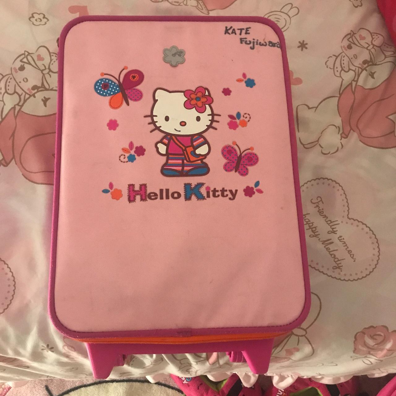 Small Hello Kitty Suitcase ~Marker may or may not... - Depop