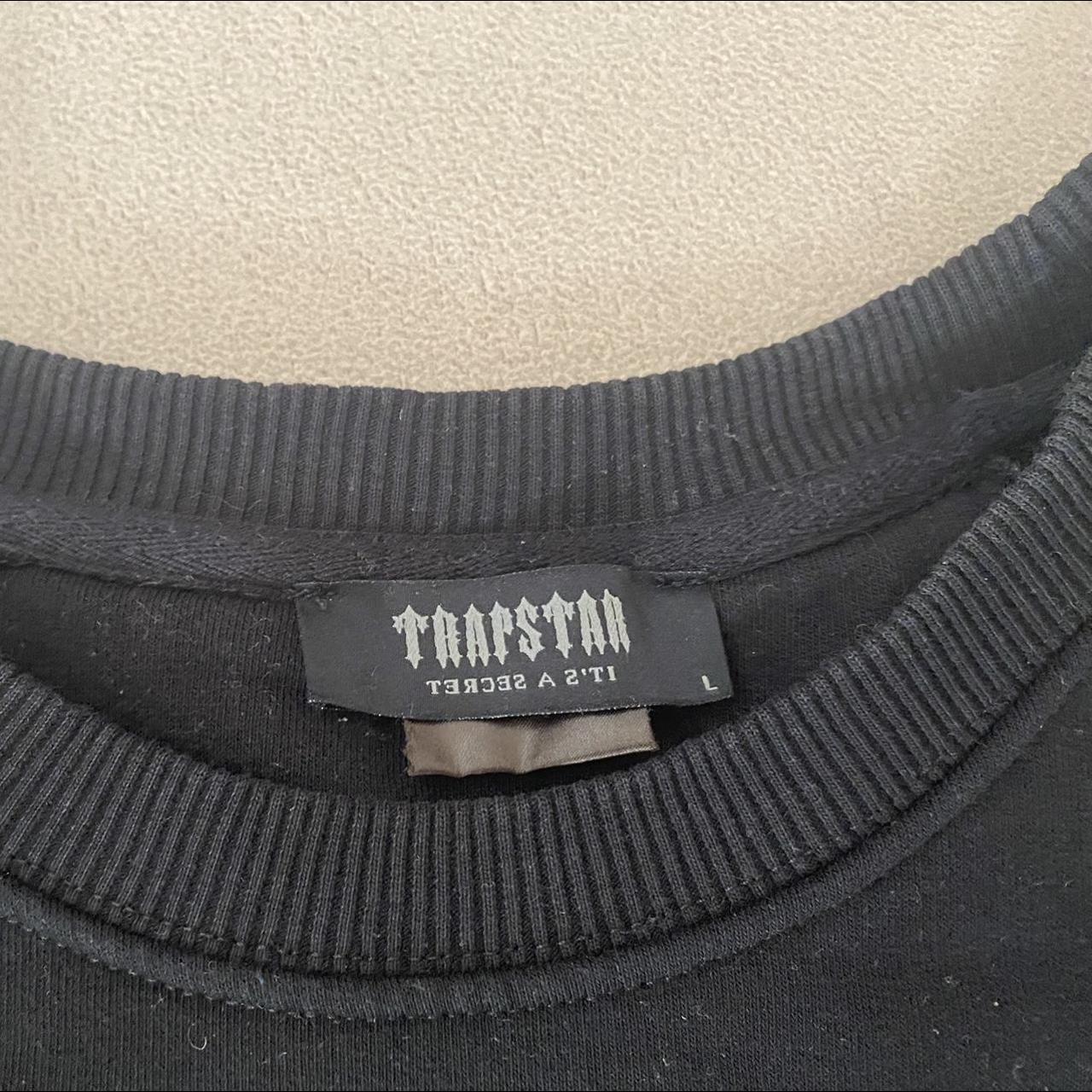 Trapstar Crewneck Jumper Colour: Black, Red &... - Depop