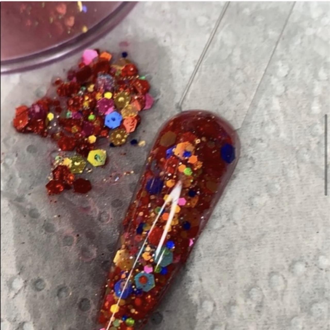 Clown acrylic powder. #glitteracrylicpowder #acrylic... - Depop