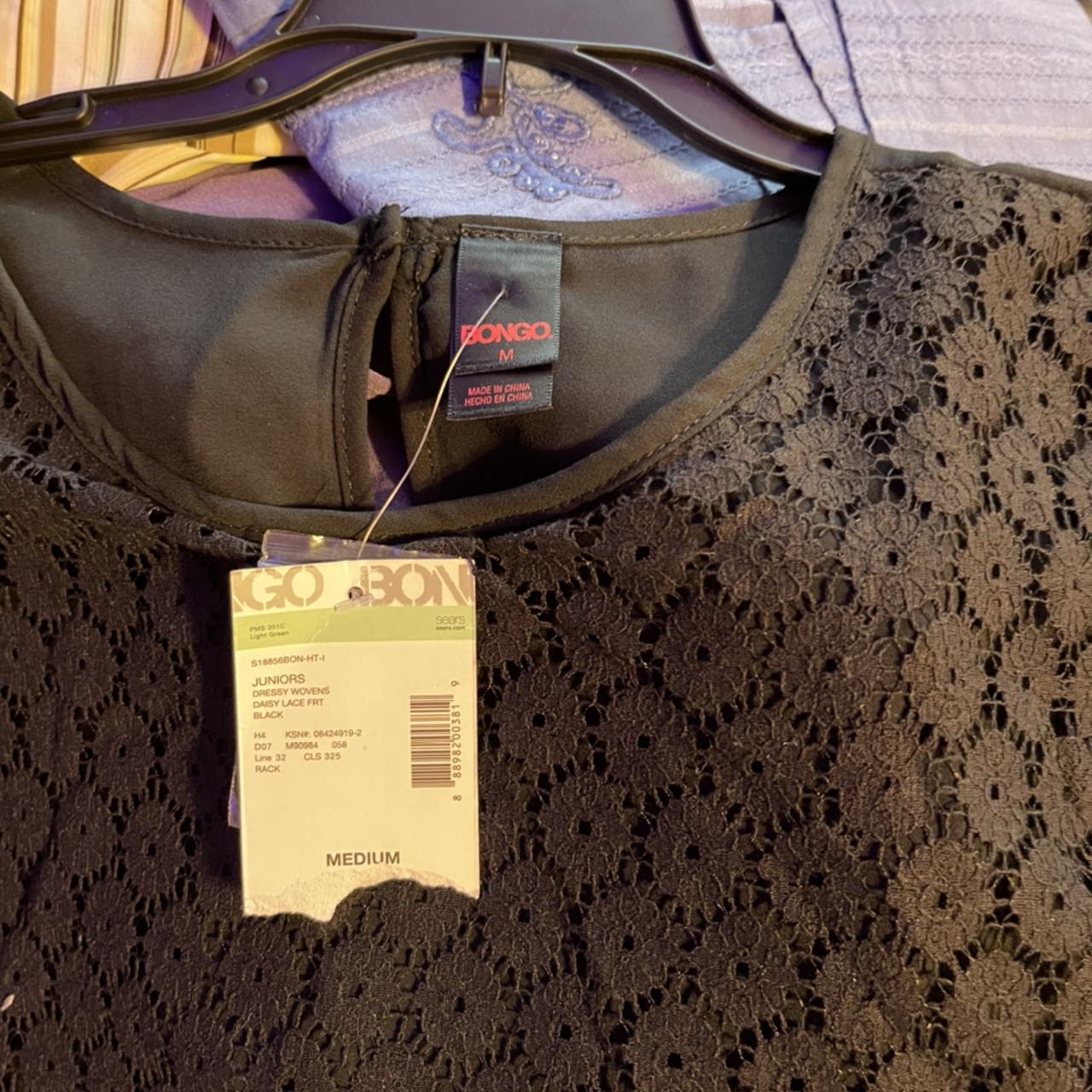 BONGO Women's Black Blouse | Depop