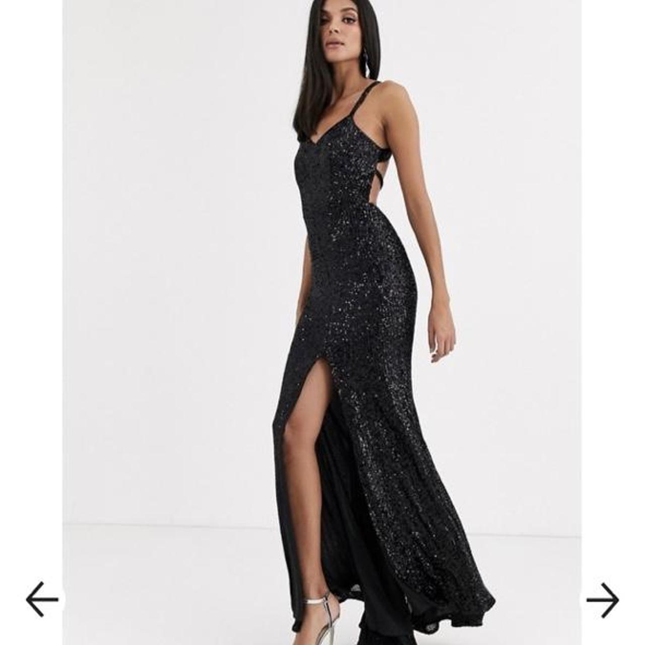 Jarlo Women's Black Dress | Depop