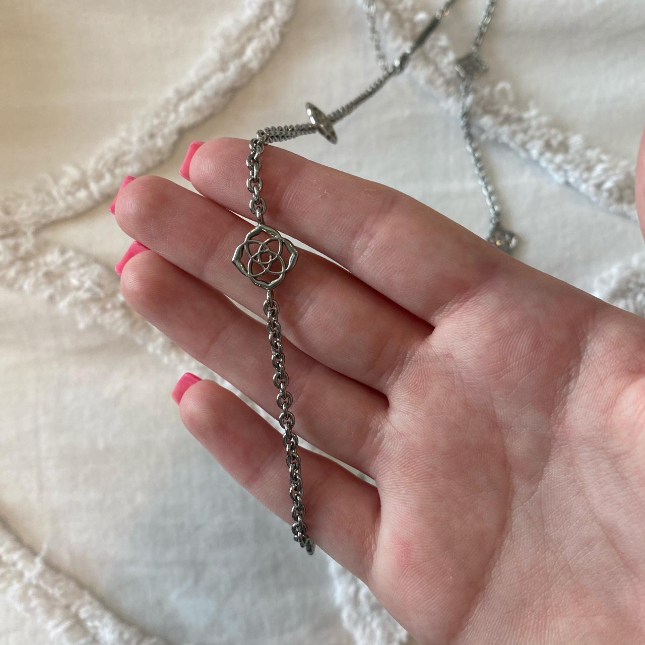 Super cute long silver Kendra Scott necklace! Can be... - Depop