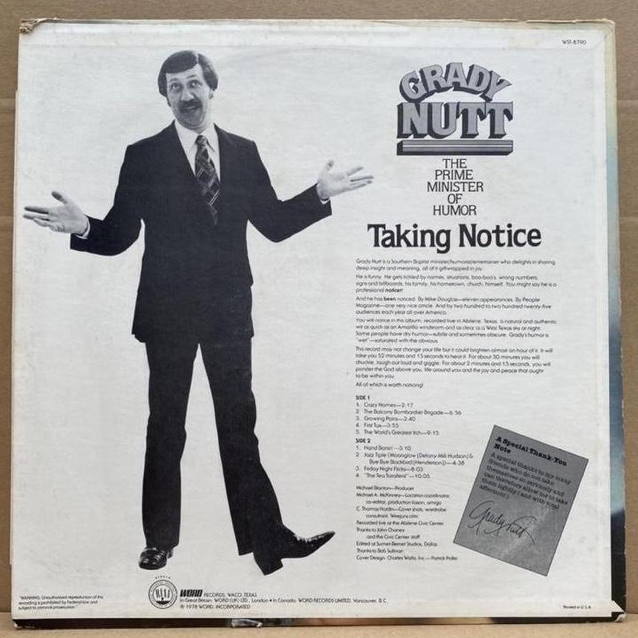 Grady Nutt Collection Album Taking Notice The Prime... - Depop