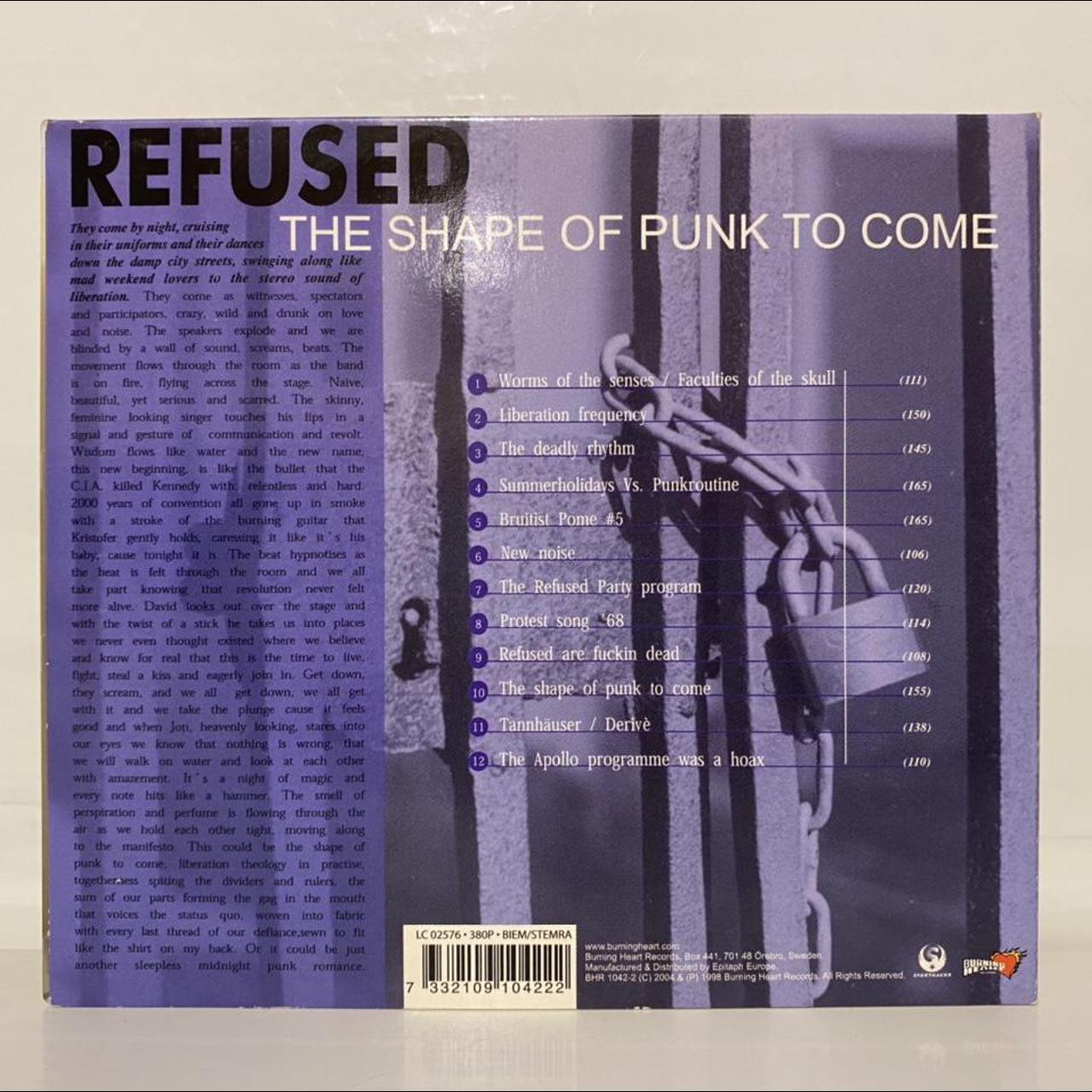 Refused CD Collection Album The Shape of Punk to... - Depop