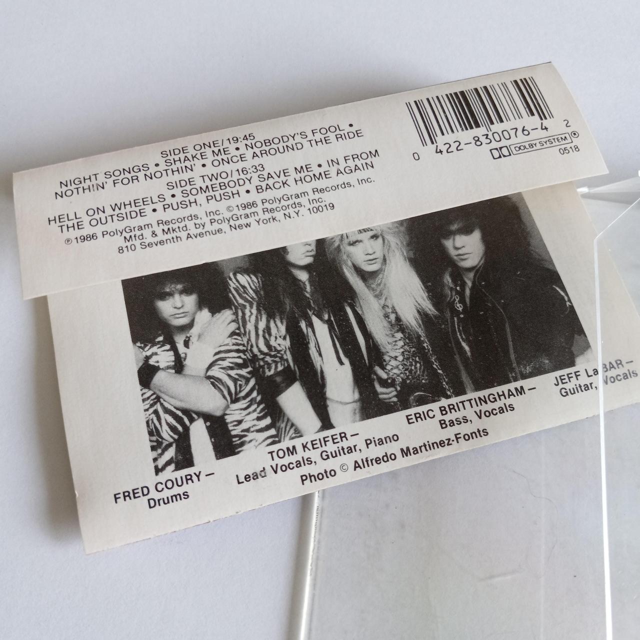 Vintage Cinderella Night Songs Cassette Tape, tested... - Depop Vintage Cinderella Night Songs Cassette Tape, tested... - Depop