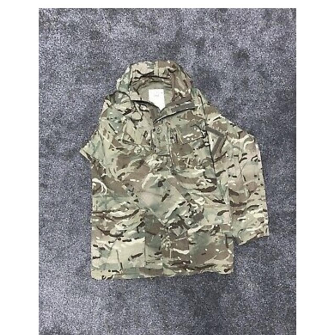 BRITISH ARMY CAMO COMBAT JACKET. size 170/88 would... - Depop