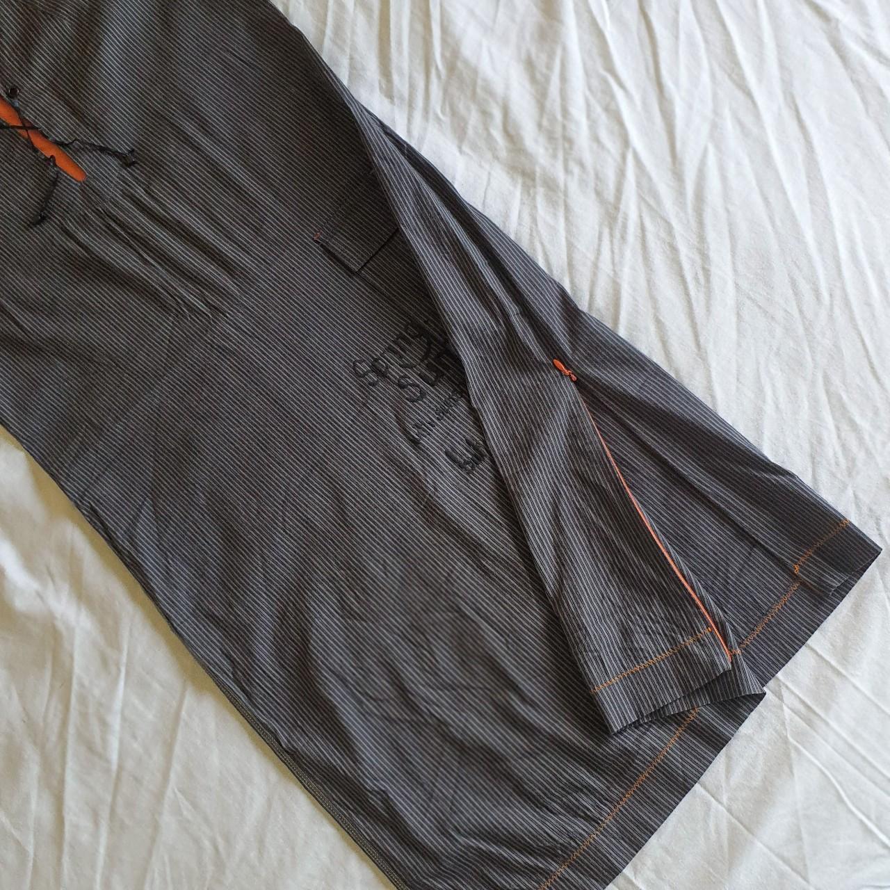 Cop Copine Midi Utility Dress Unique striped... | Depop