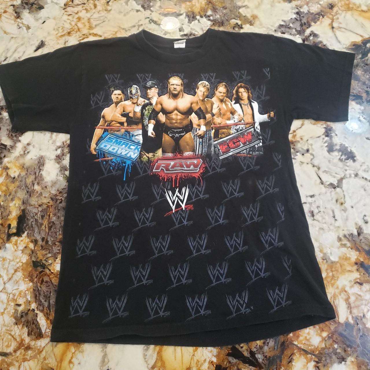 Wwe wrestling smackdown raw ecw shirt Triple H John... - Depop
