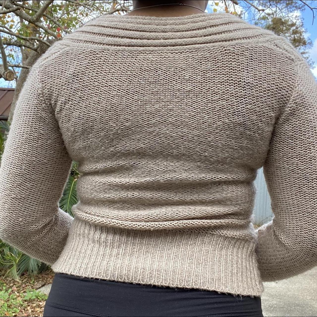 Urban Behavior Pullover Sweater Details: Plunge... - Depop