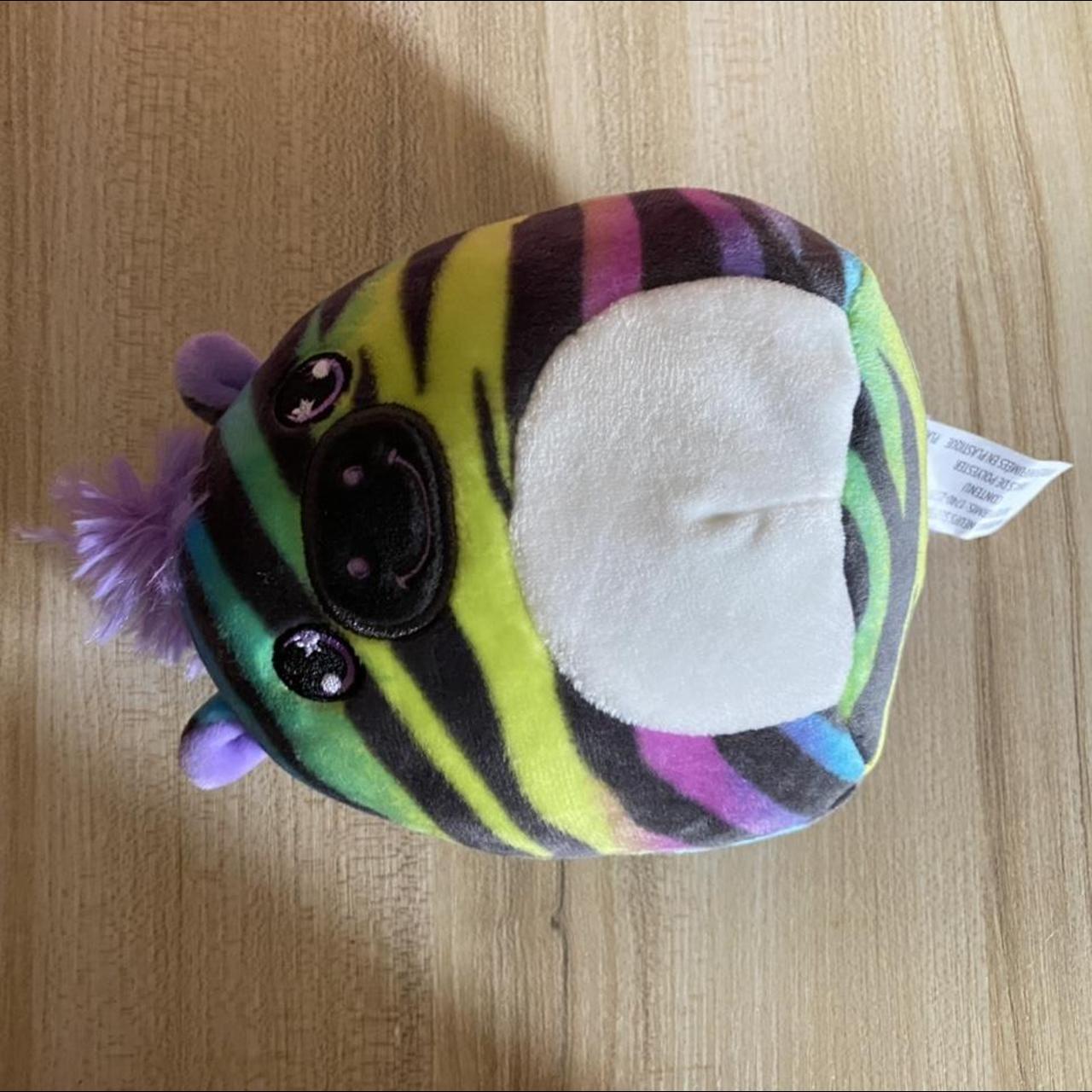 Rainbow Zebra Squishmallow Comes with a free... - Depop