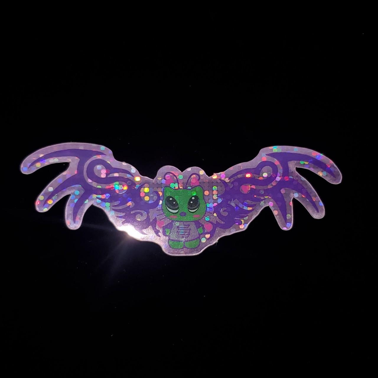 Alien space hello kitty tramp stamp glitter sticker!... - Depop