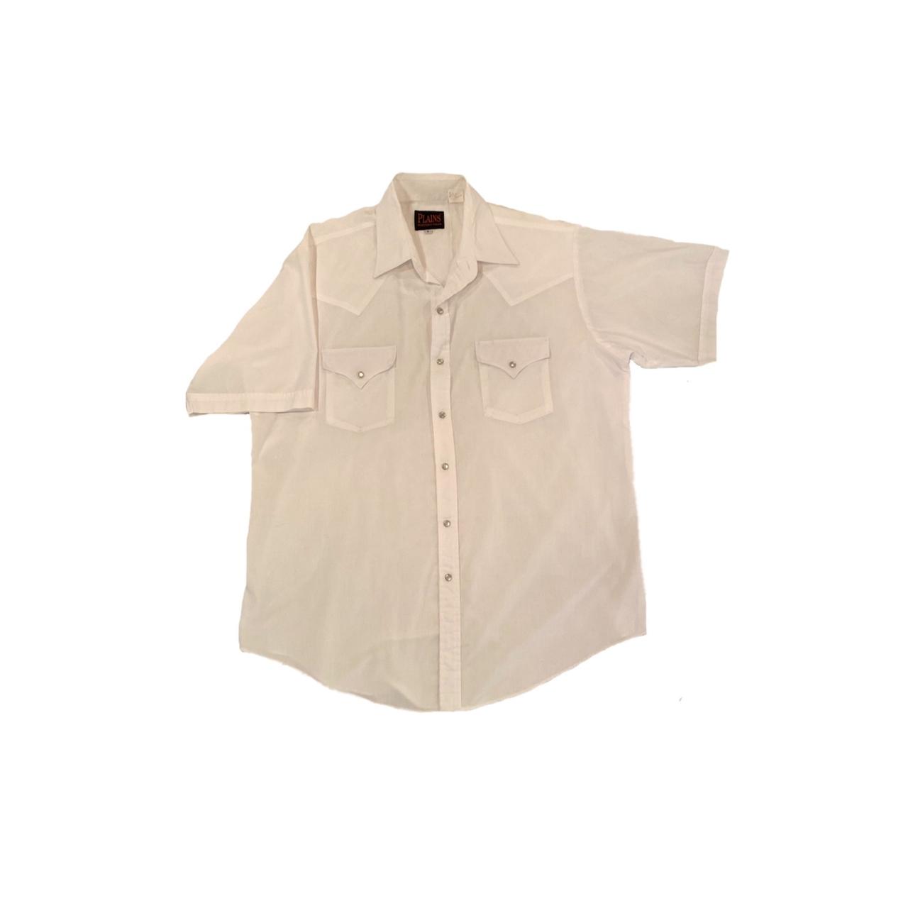 Western Snap Shirt - Depop