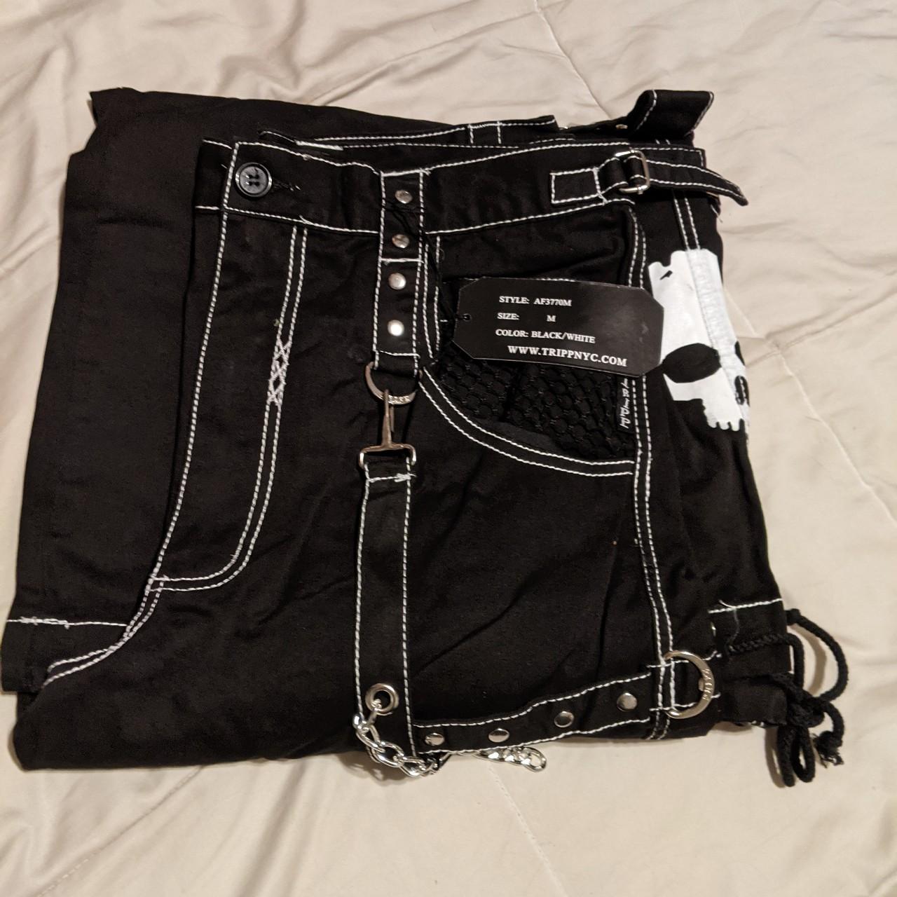 Brand new just bought the white skull tripp pants... - Depop