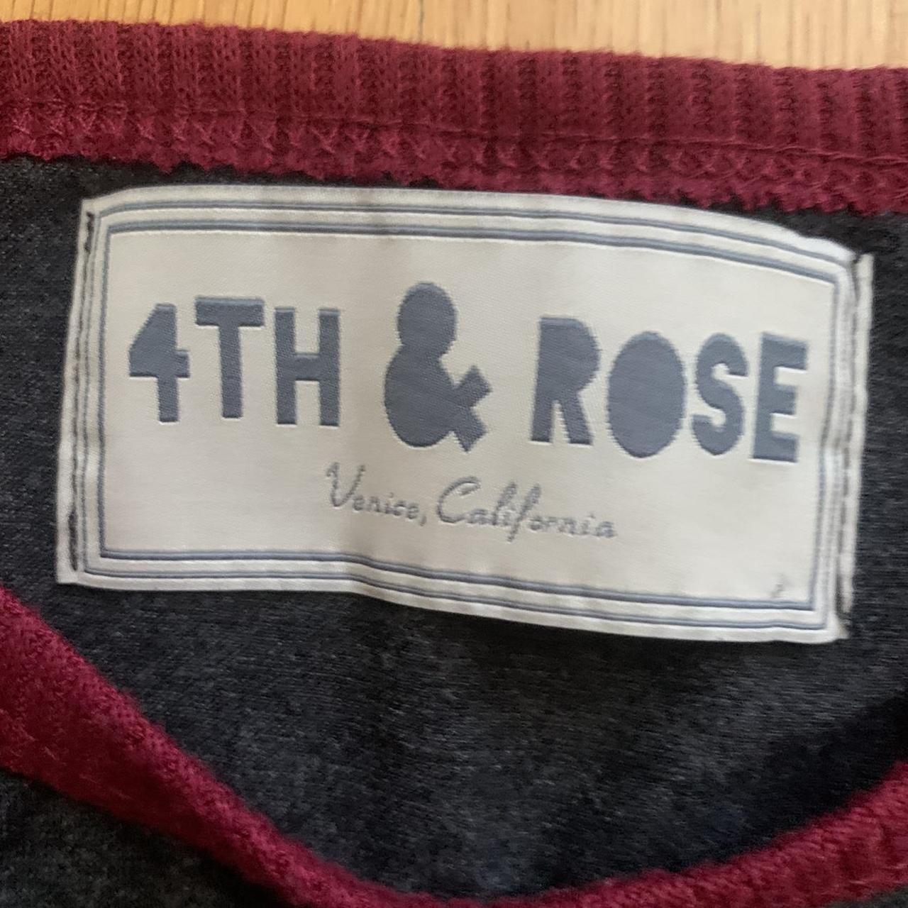 4th & Rose “Joshua Tree” ringer t-shirt Sz Medium... - Depop