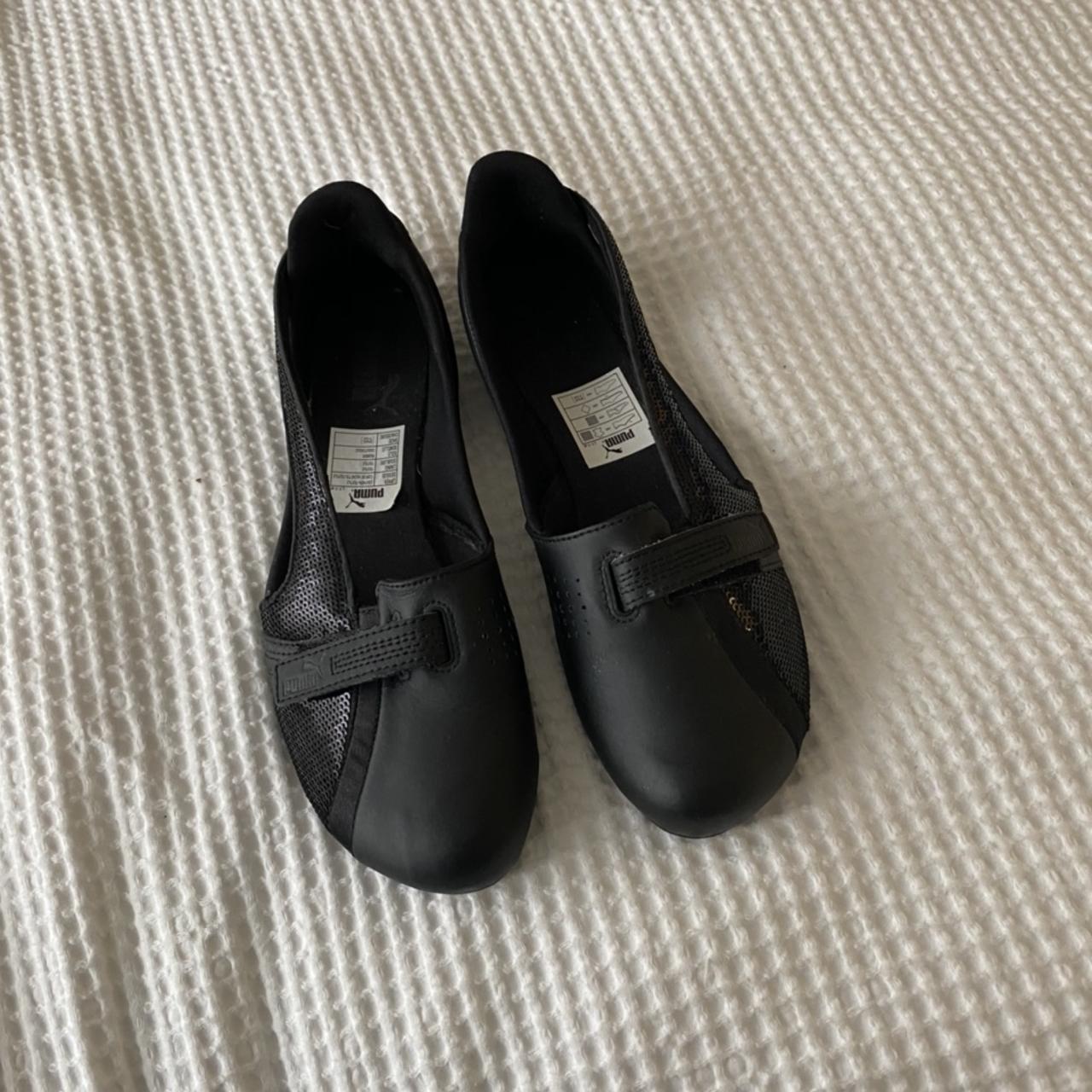 Vintage Puma pumps - sequin detail. Never been worn... - Depop