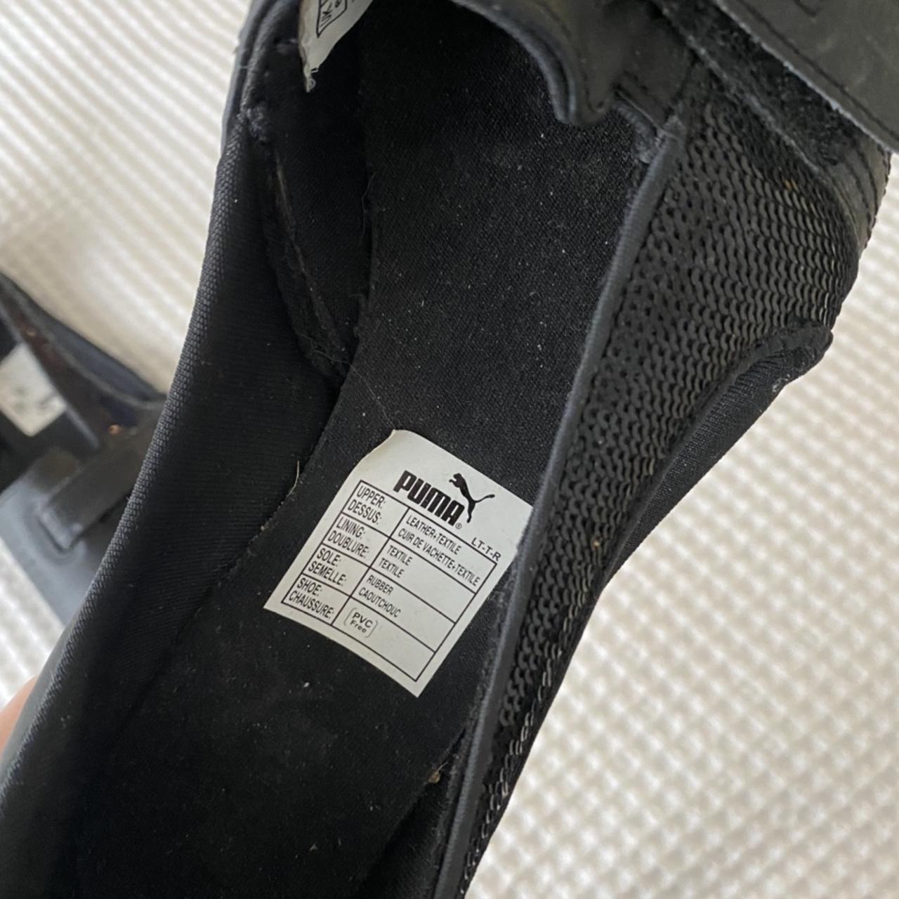 Vintage Puma pumps - sequin detail. Never been worn... - Depop