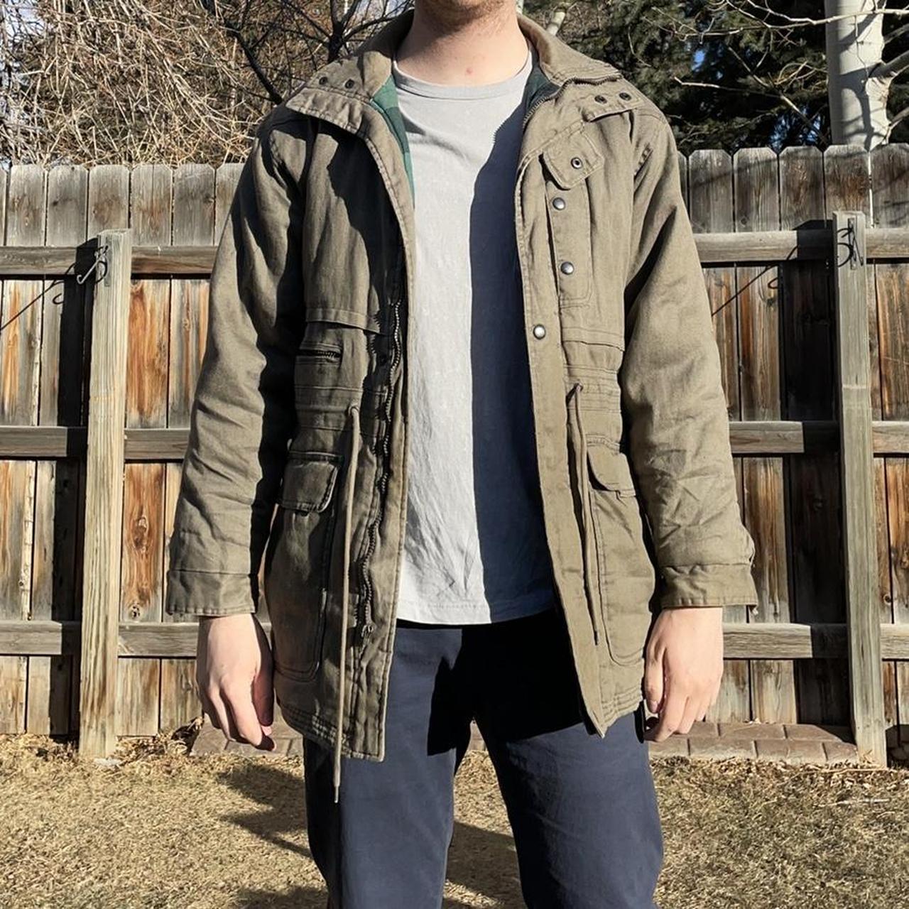 Vintage 90s Atlantic Traders distressed khaki cargo... - Depop