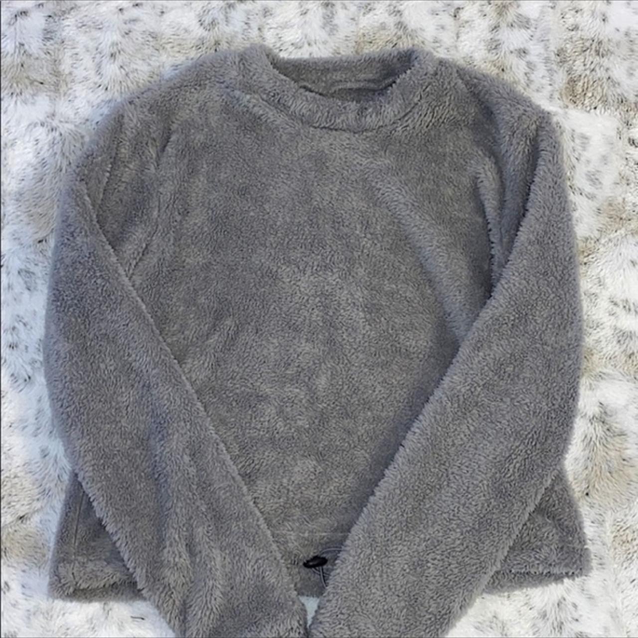 Grey Top #Grey #Fuzzy #Set - Depop