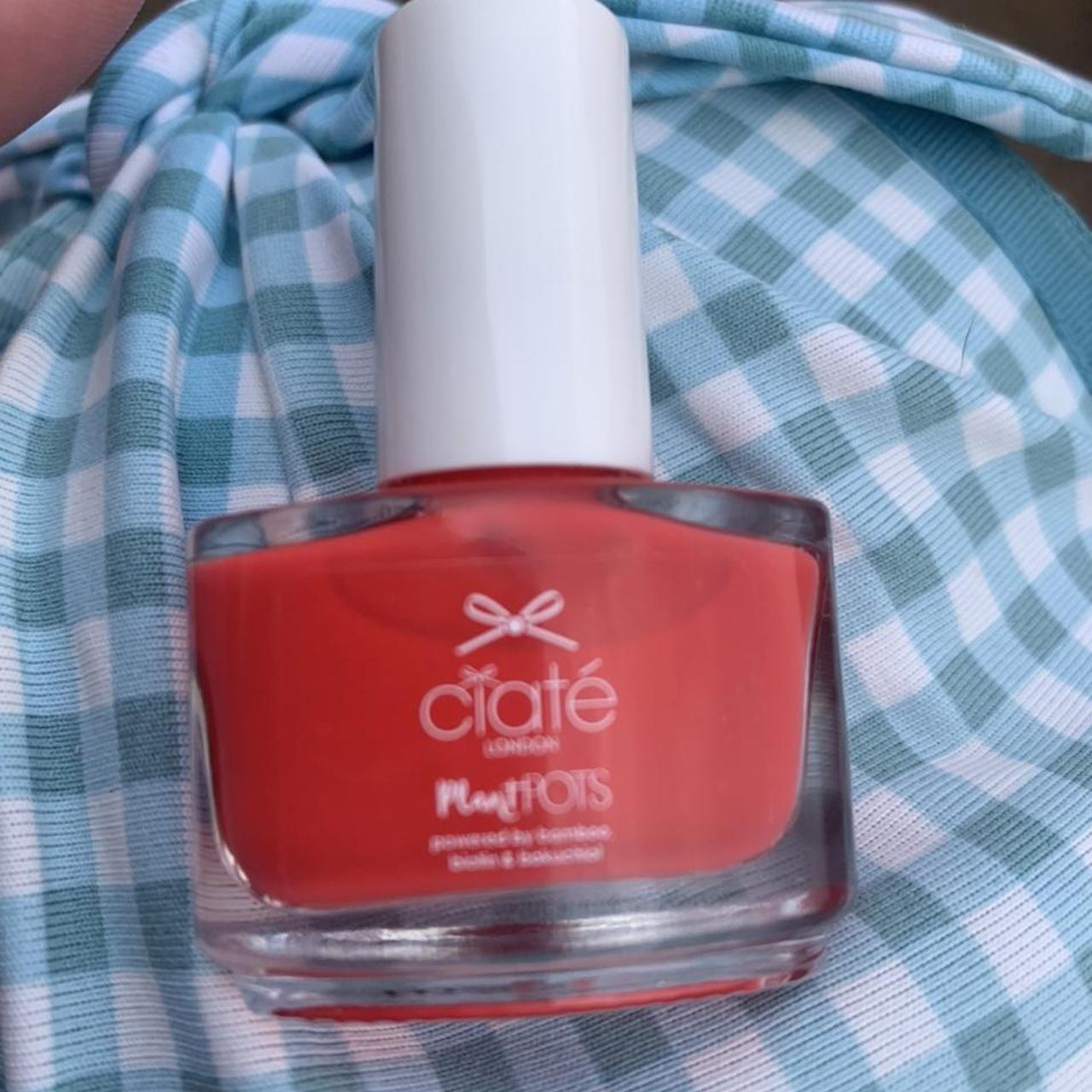 Ciate plant pot vegan nail polish in a fiery Coral... - Depop