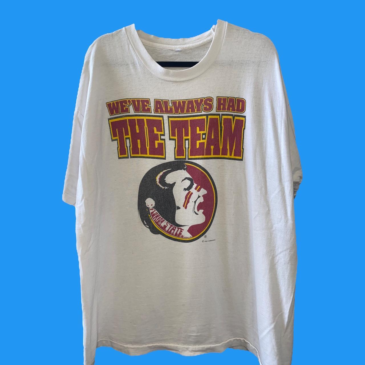 Vintage 1994 Florida State Football T-Shirt - Fits... - Depop