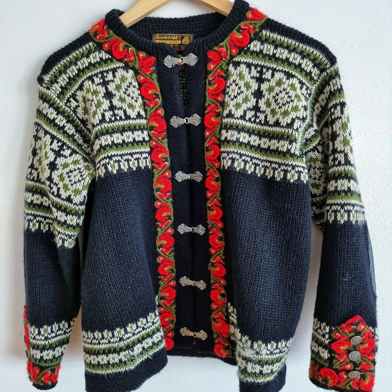 An authentic Nordic wool Cardigan. Purchased in... - Depop