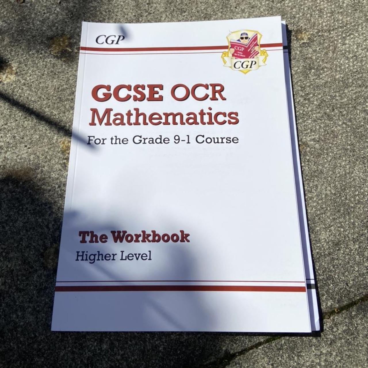 GCSE maths workbook, comes with answer book Many... - Depop