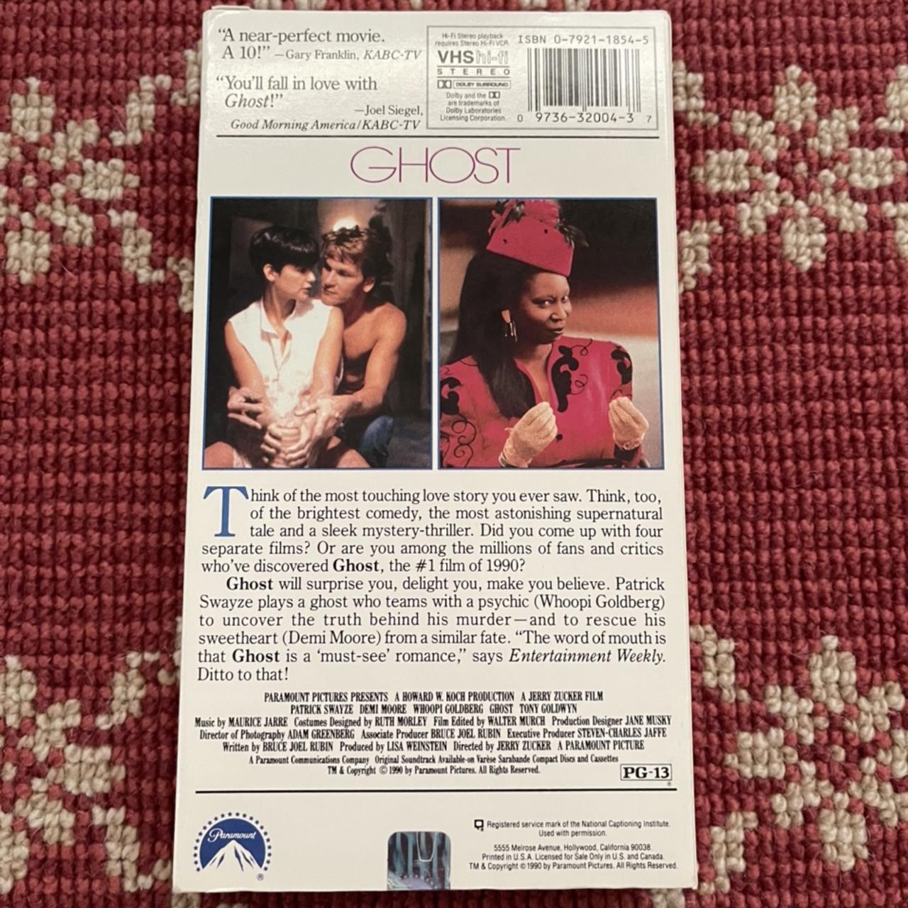 1990 film “Ghost” on vhs! this is an iconic drama... - Depop