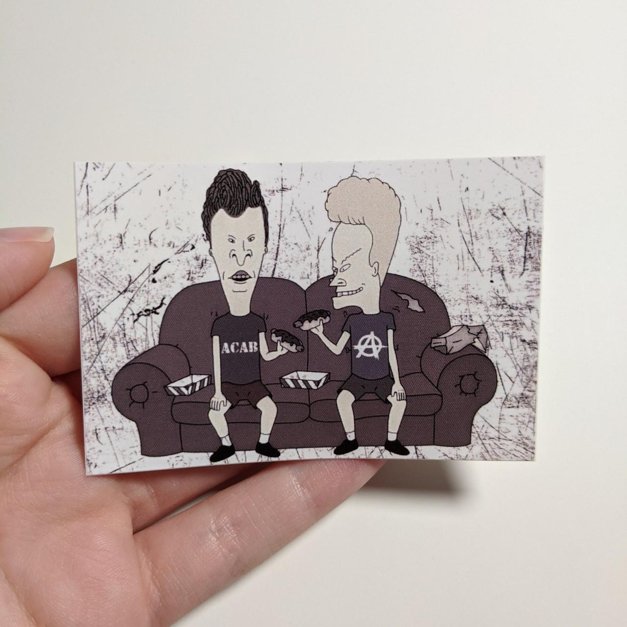 Beavis and butthead sticker designed by me, from my... | Depop