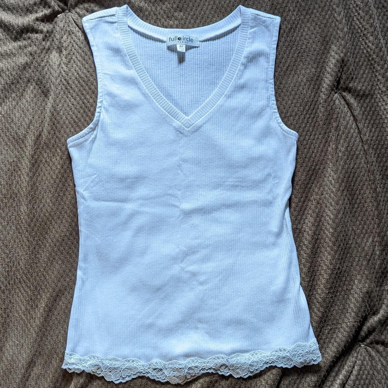 Bright white tank top. Never been worn. Size... - Depop