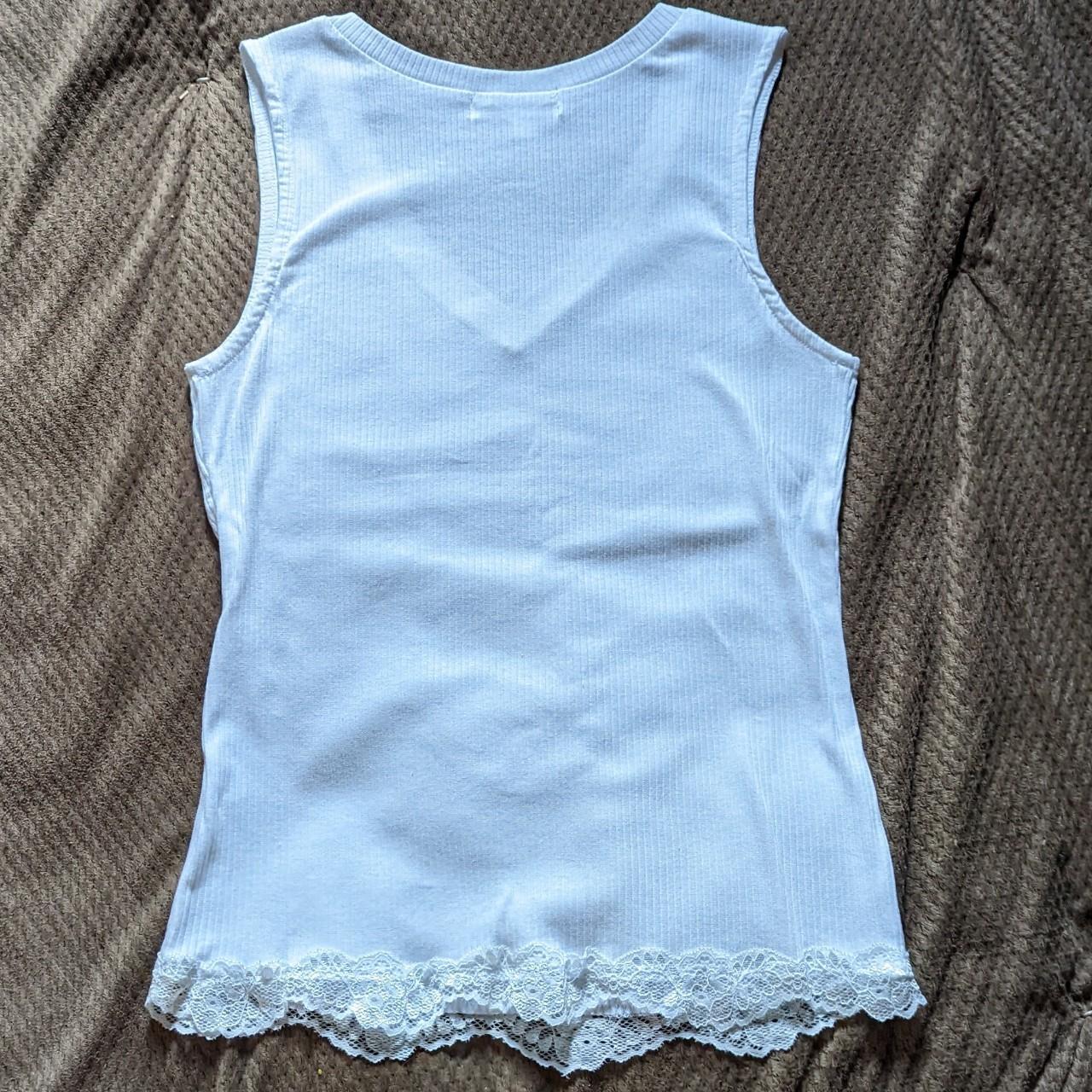 Bright white tank top. Never been worn. Size... - Depop