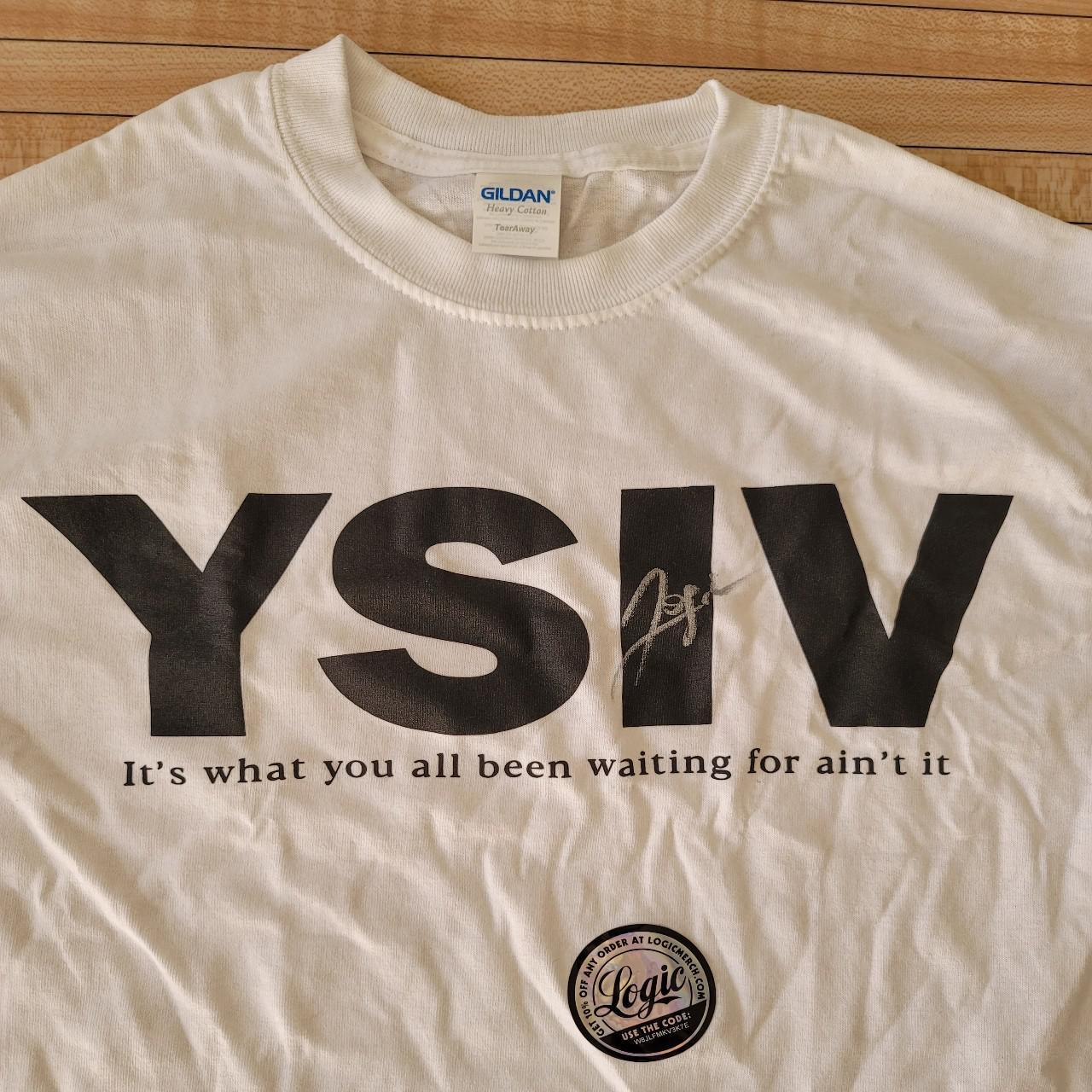 NWT Signed YSIV Logic Shirt... - Depop