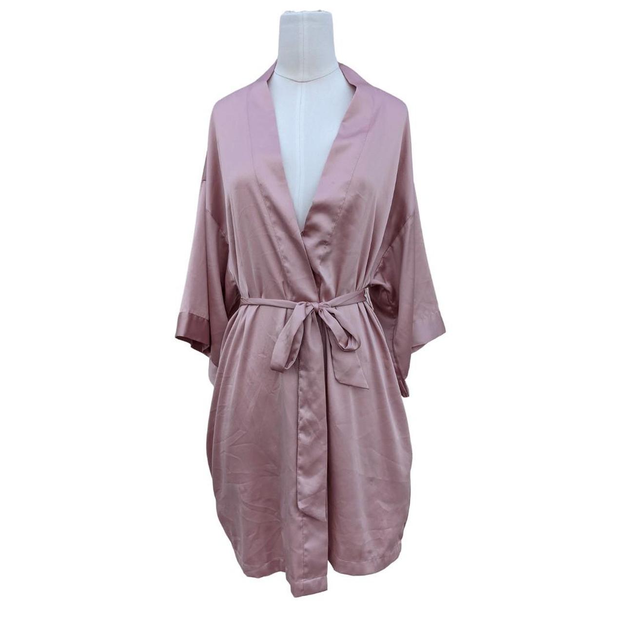 Victoria's Secret Robe, preloved Pink silky... - Depop