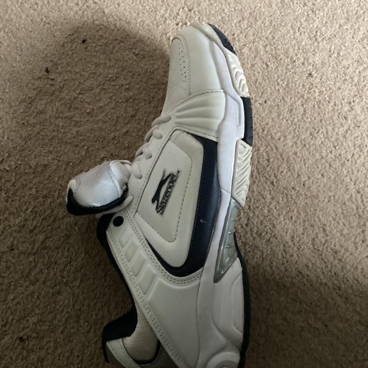 Slazenger Men's White Trainers | Depop