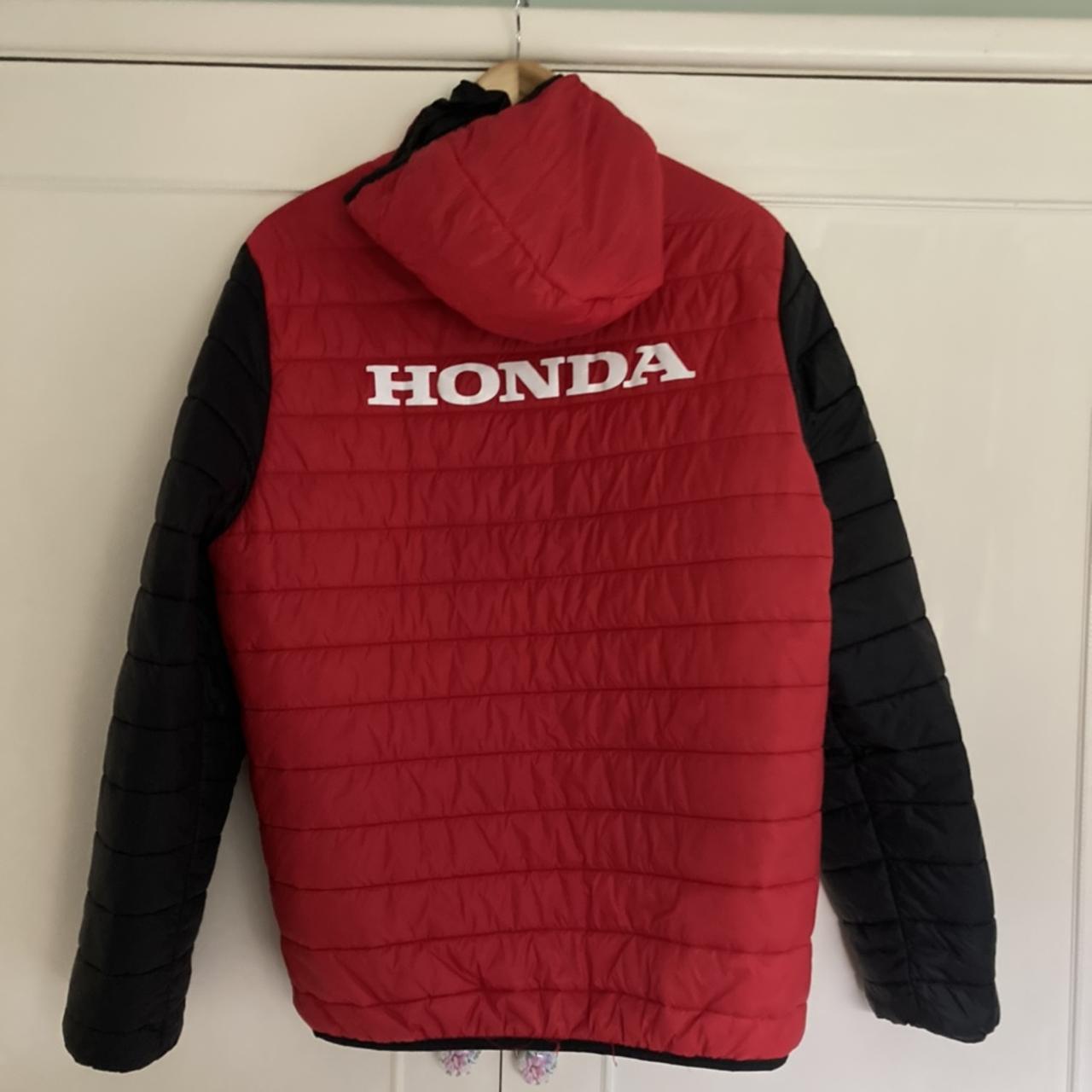 Fox Racing Men's Red and White Jacket | Depop