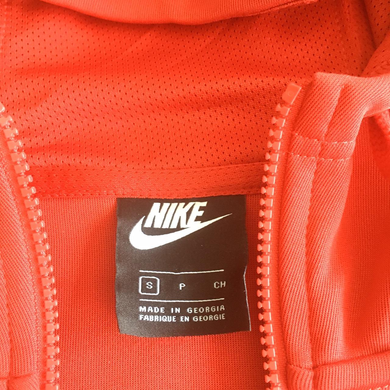 Red Tech Fleece Style Nike Tracksuit Top/Hoodie. Has... - Depop