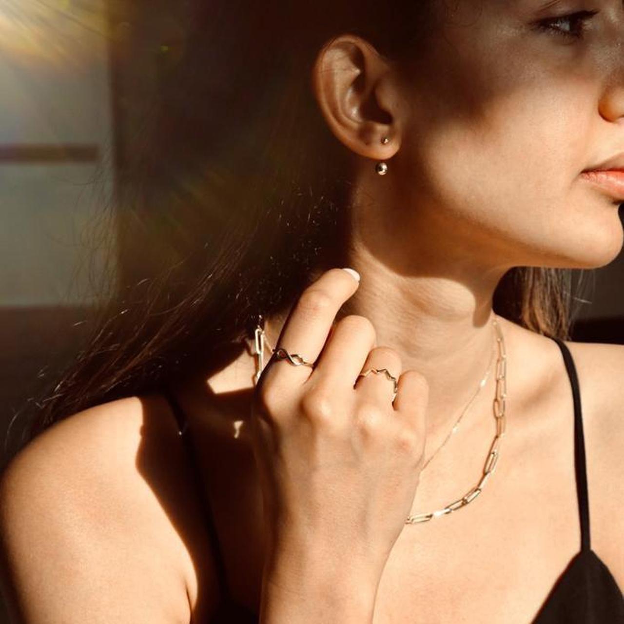 Precious handmade 14K solid gold Earrings. These... | Depop