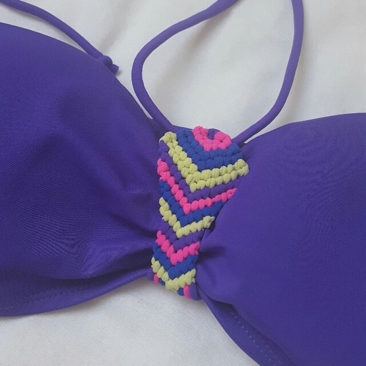 🌈 FLASH SALE!! 👙 Beautiful Purple Bandeau Halter... - Depop