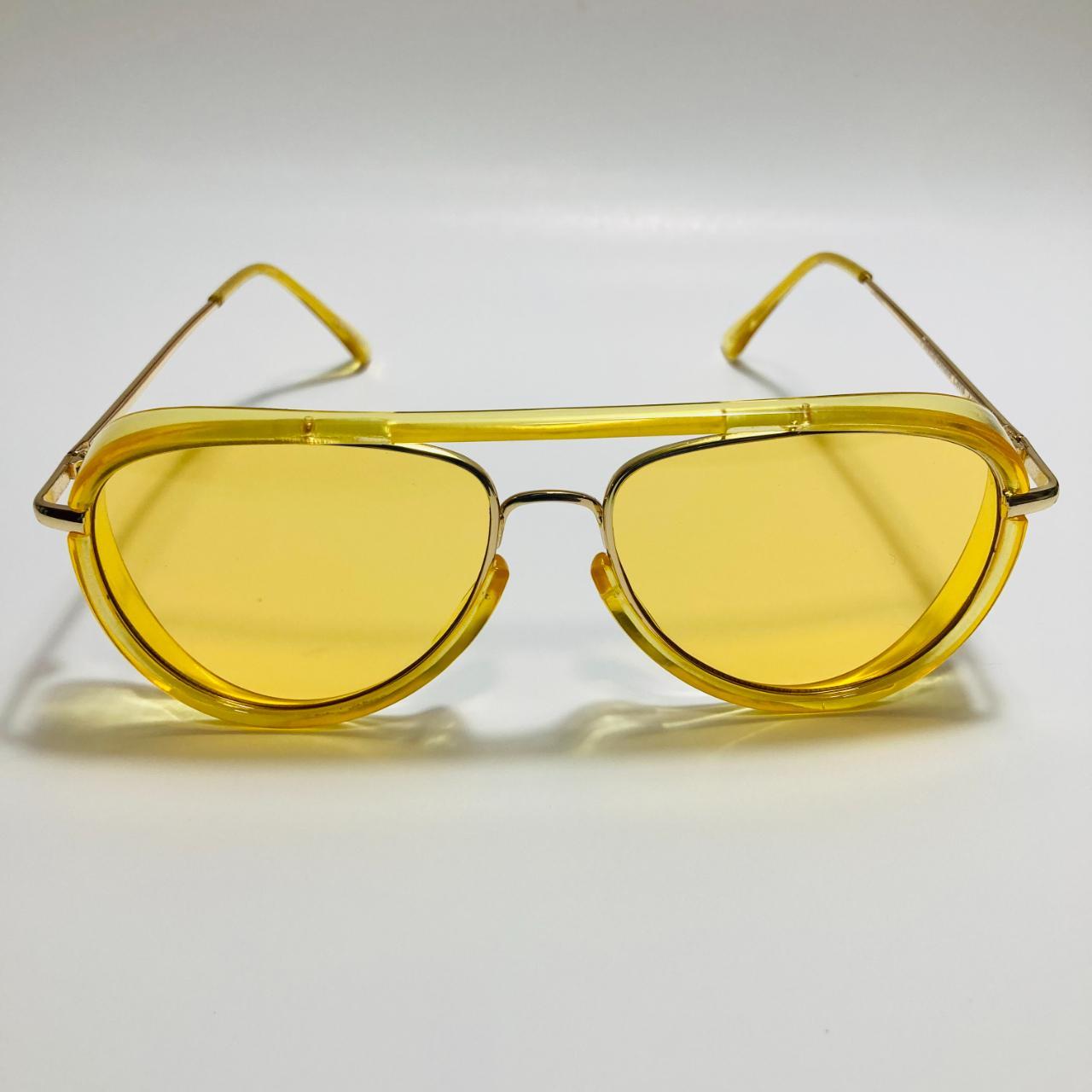 Small Aviator Sunglasses with side... - Depop