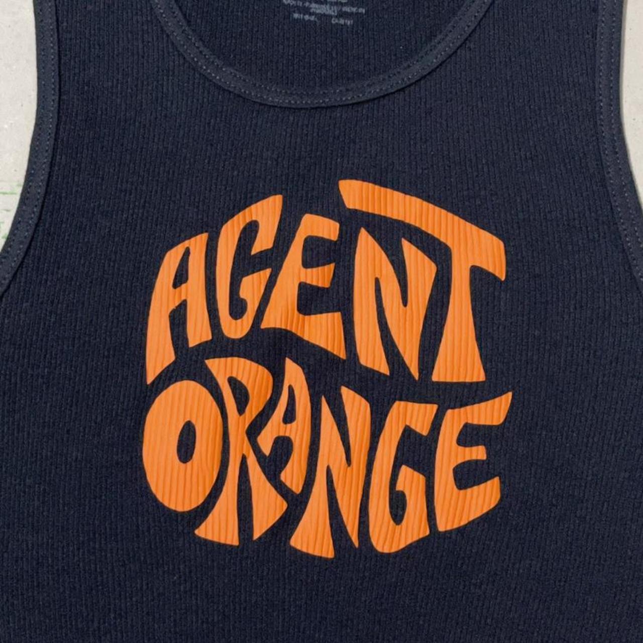 Agent Orange Cropped Tank (ALL TANKS ARE CROPPED,... - Depop