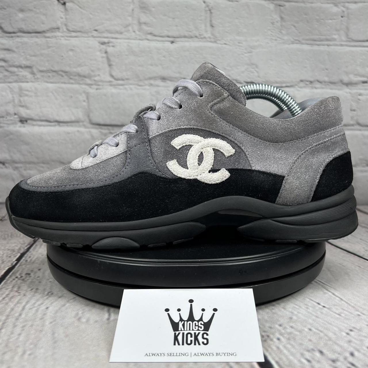 Men’s Chanel Runners Grey Suede RAREST PAIR ABOUT... | Depop