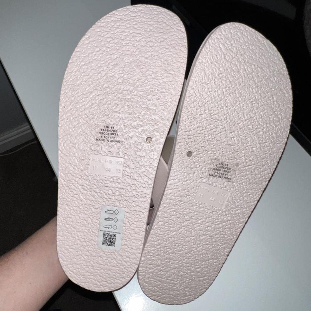 ASOS Women's Pink and Cream Sandals | Depop