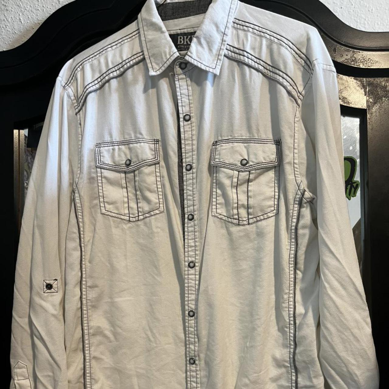 mens BKE dress shirt. worn 1x, brand new. no... - Depop