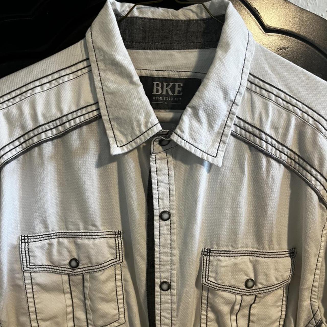 mens BKE dress shirt. worn 1x, brand new. no... - Depop